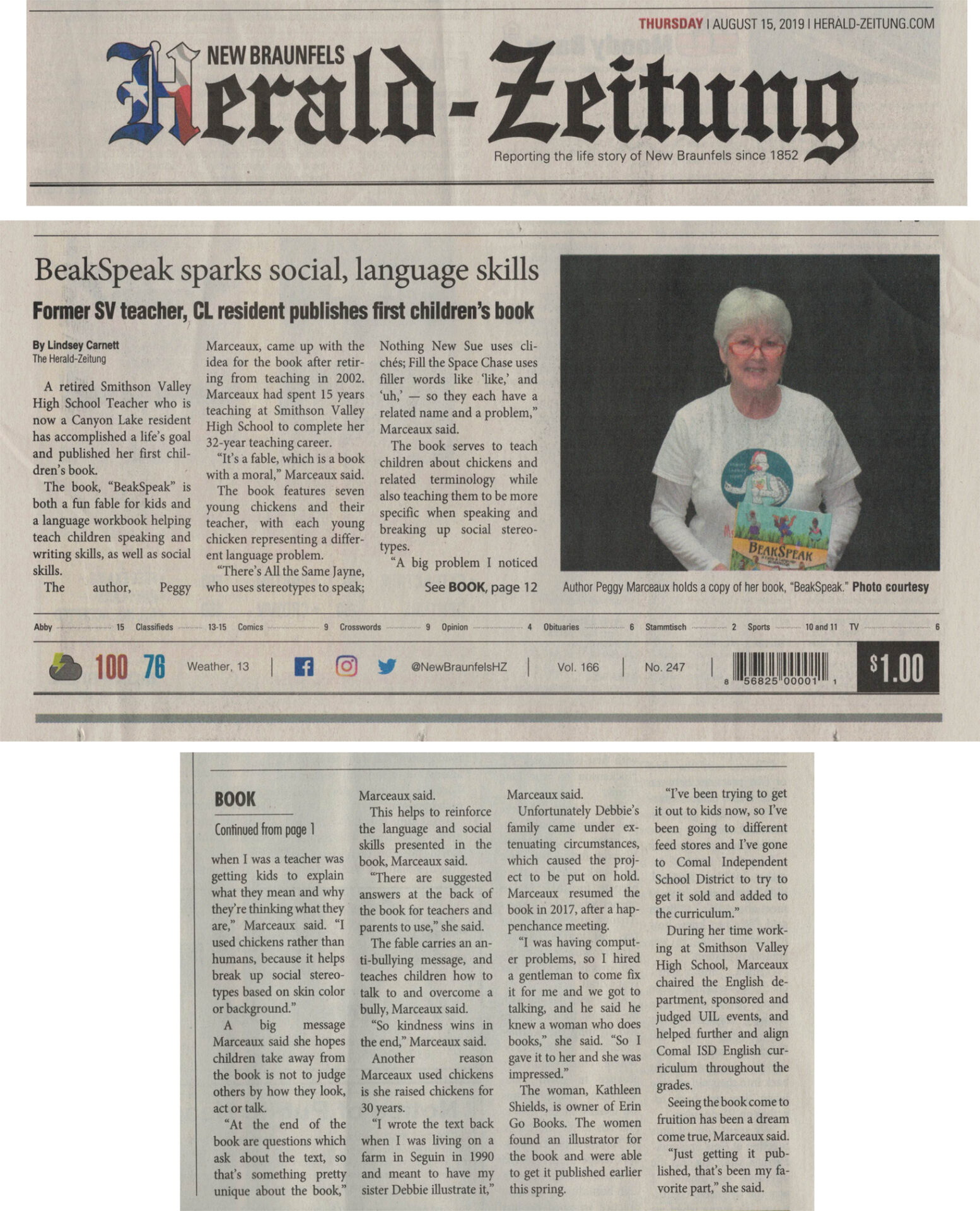 Author gets Interviewed by Newspaper - Author Interview